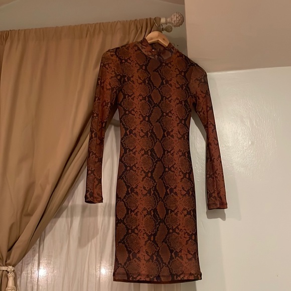 Topshop | Dresses | Snake Skin Dress | Poshmark
